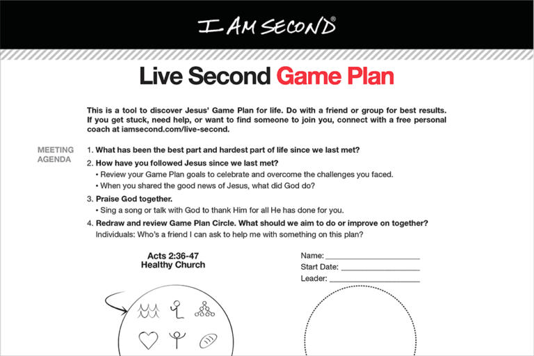 Live Second Resources | I Am Second
